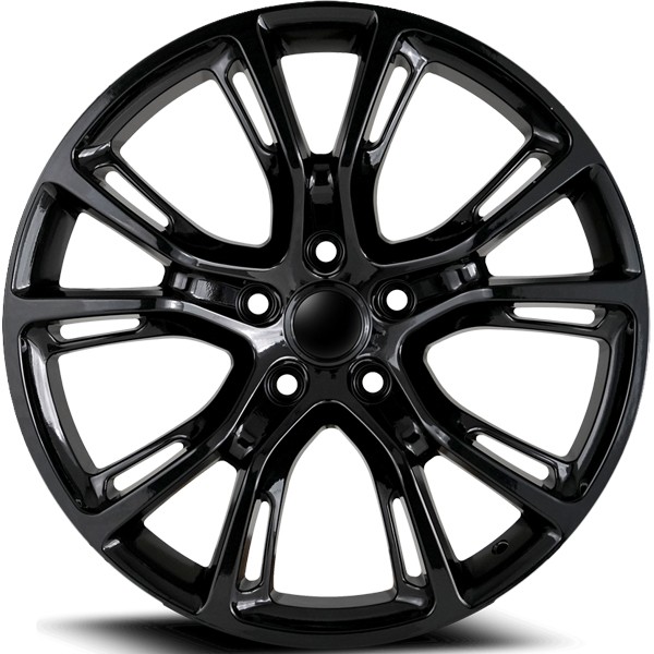 (Set of 4) Performance Replicas PR137 18x8 5x5" +34mm Gloss Black ...