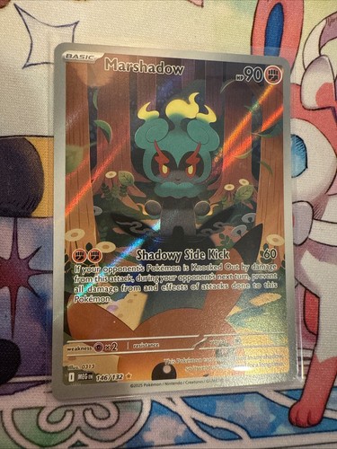 Pokémon TCG Marshadow 146/132 Mega Evolution Illustration Rare MINT ...