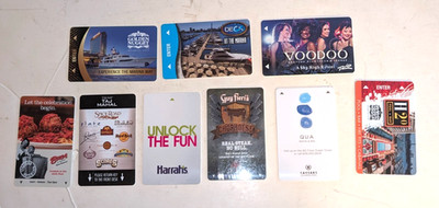 9 Different Casino Hotel Room Keys | eBay