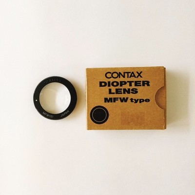 【MINT】Contax ±0 Diopter Lens MFW type for 645 MF-2 finder made in Japan ...