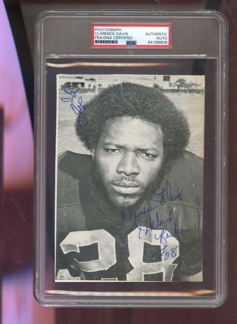 Clarence Davis Raiders To John Photo Signed Autograph Autographed Auto ...