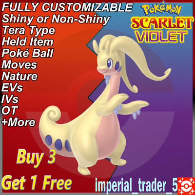 Pokémon Scarlet and Violet Shiny Goodra W/ Best 6IV Customizable | eBay