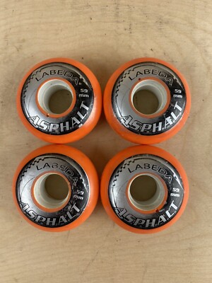 Labeda Asphalt Outdoor Inline Roller Hockey Wheels 59mm Orange Lot Of 4 ...