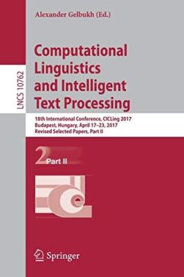 Computational Linguistics and Intelligent Text Processing: 18th | eBay