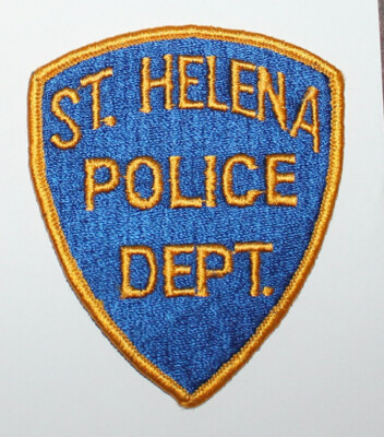 Very Old ST. HELENA POLICE DEPT Napa County California Vintage Fully ...