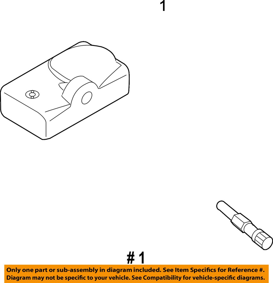 MAZDA OEM 06-12 3-Tire Pressure Sensor BBM237140B | eBay