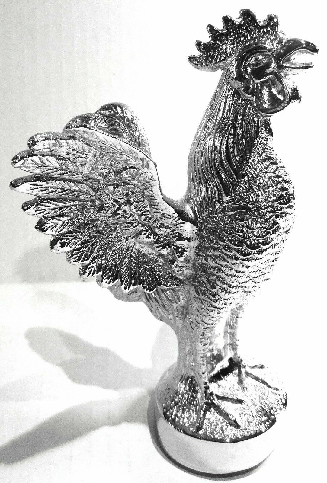 hood ornament pull rooster chrome metal Freightliner Peterbilt Kenworth ...