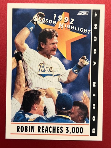 1993 Score #518 Robin Yount Milwaukee Brewers Season Highlights ...