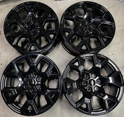 Four 2024 Ford F150 Factory 20 Wheels OEM RIMS RL341007HA Gloss Black ...