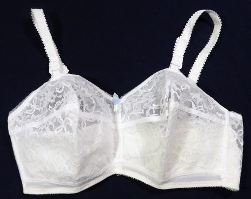 Vtg NOS NWoT New Nylon Lace Original Pennyrich BRA Style 327 36E Open ...