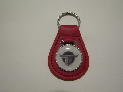 FORD RANCHERO STEER LOGO WHITE BACKGROUND KEYCHAIN KEYRING RED | eBay