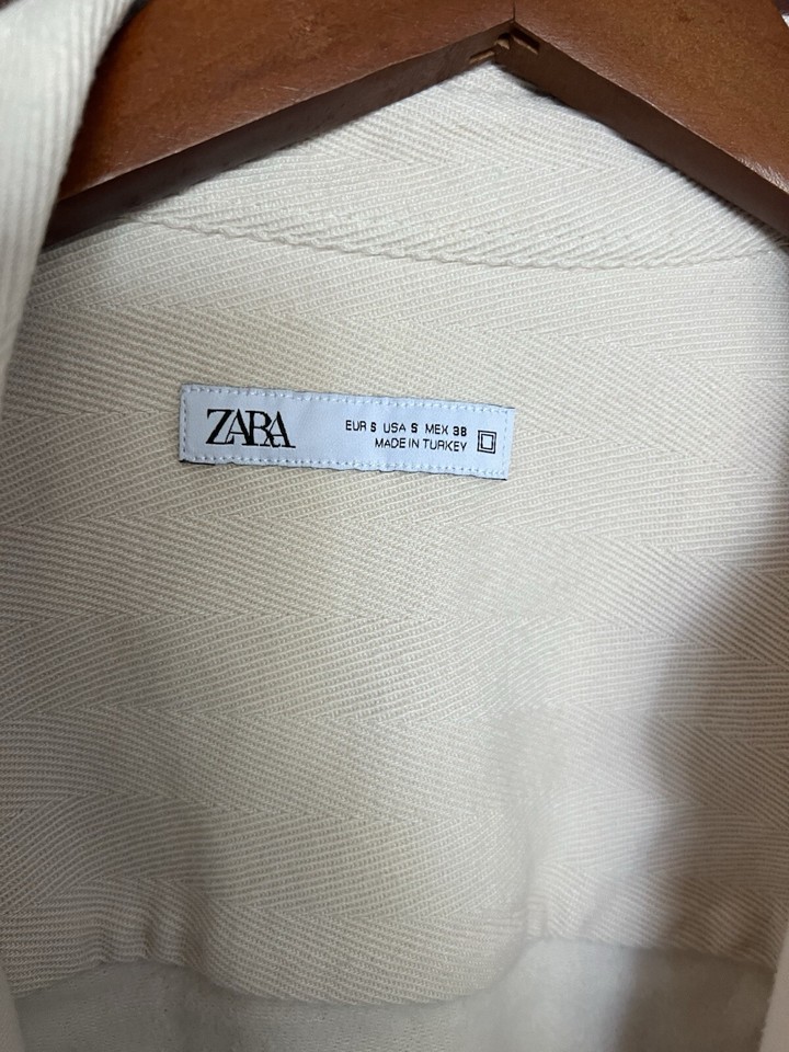 Men’s Zara Long Sleeve Layering Button Up Shirt | eBay