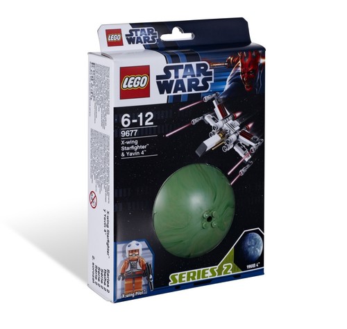 LEGO 9677 Star Wars: X-wing Starfighter & Yavin 4 Planet Series 2 ...