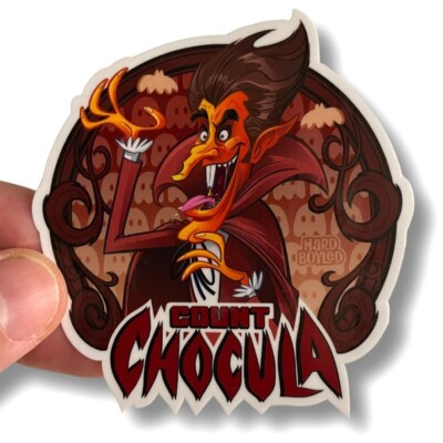 COUNT CHOCULA Monster Cereal 3" Vinyl Sticker - FREE SHIPPING! | eBay