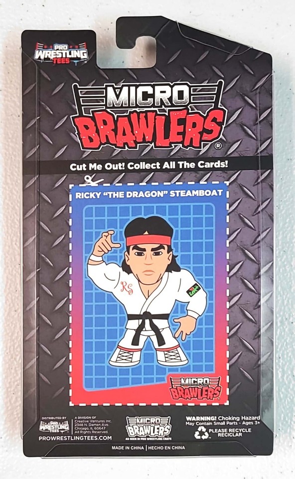 WWF RICKY THE DRAGON STEAMBOAT Micro Brawlers WWE WCW PWT Exclusive | eBay