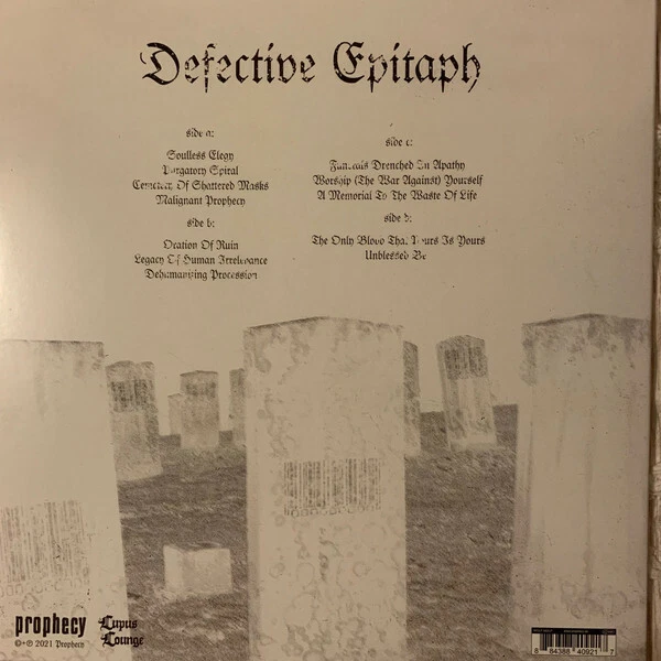 Defective Epitaph