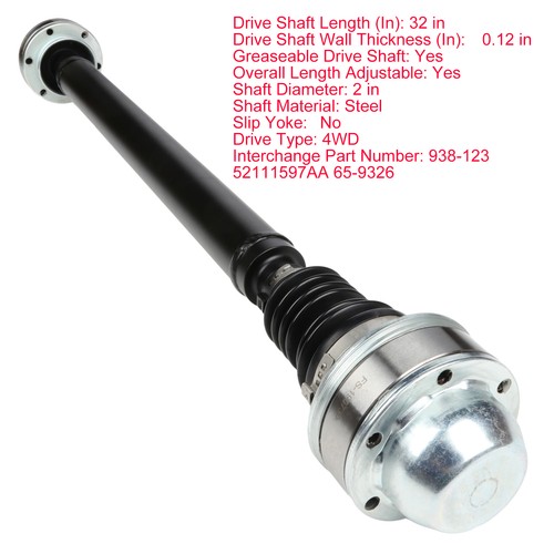 52111597AA Driveshaft Prop Shaft For 2002-2003 Jeep Liberty 3.7L 4X4 32 ...