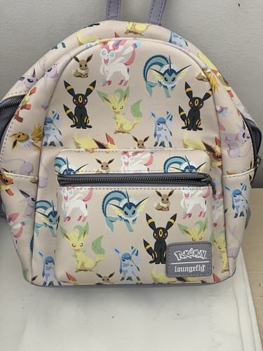 Loungefly Pokémon Eeveelutions Mini Backpack 2022 Eevee Umbreon Espeon ...