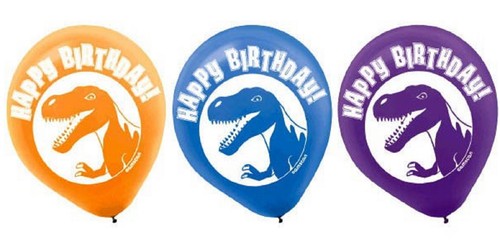 Amscan Dinosaur Party Latex Balloons (12-Pack) for sale online | eBay UK