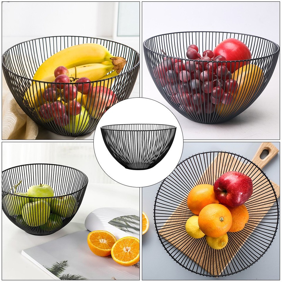 Household Fruit Basket Platter Vegetable Storage for Kitchen Counter ...