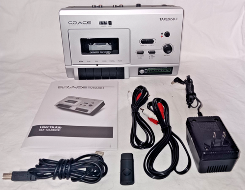 GRACE Digital Audio Tape2USB II Tape Cassette Converter TAPE2USB200 | eBay