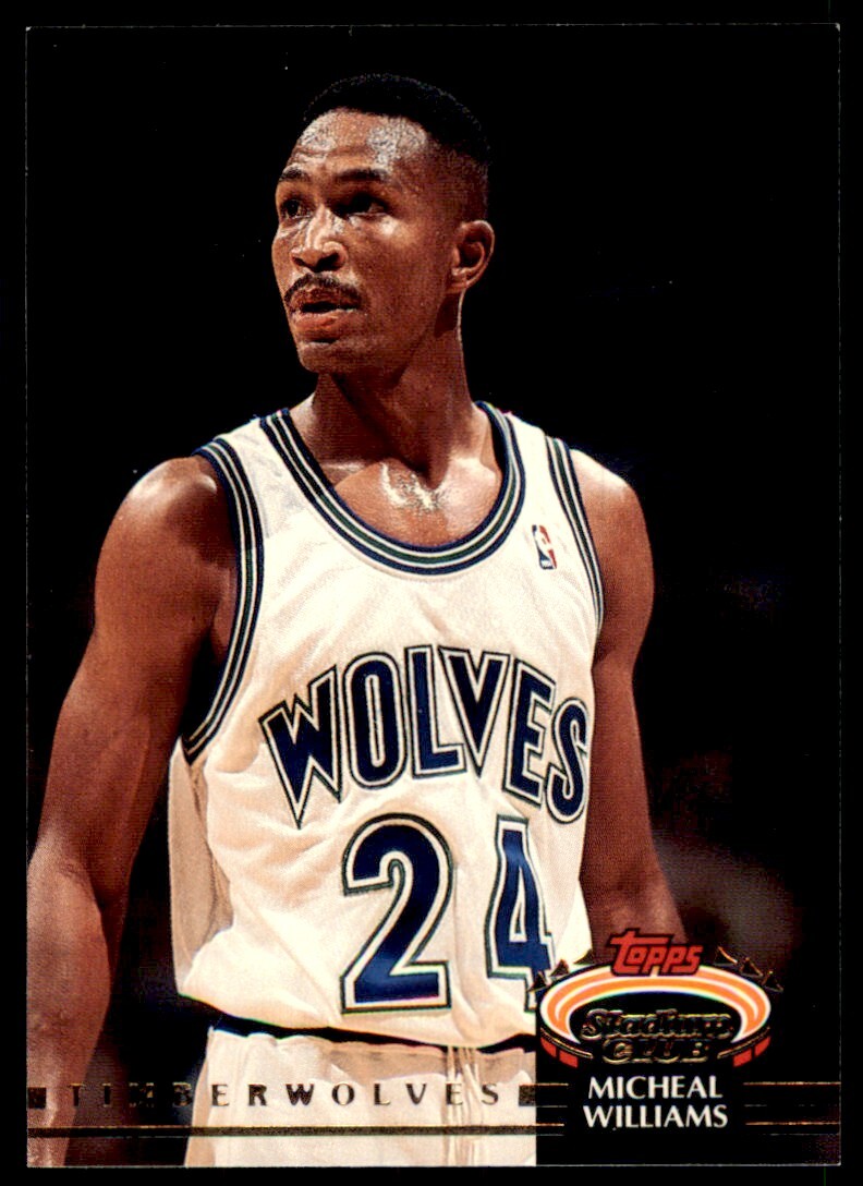1992-93 Stadium Club Micheal Williams Minnesota Timberwolves #338 | eBay