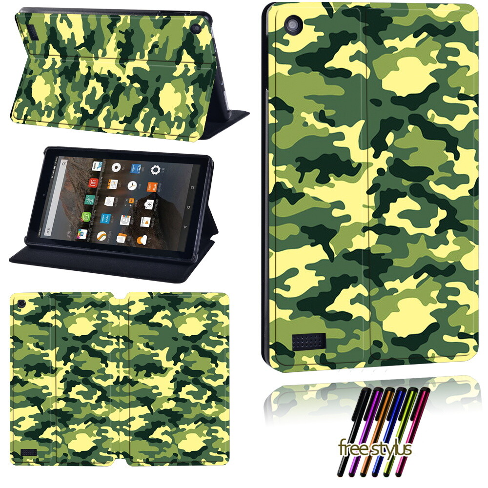 Leather Stand Cover Case For Amazon Kindle fire 7 5th/7th/9th ...