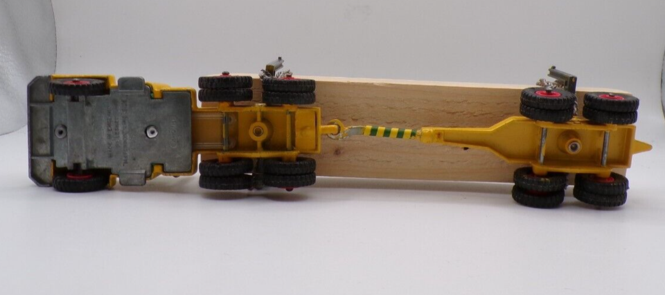 MATCHBOX KING SIZE K-10 SCAMMELL CONTRACTOR PIPE TRUCK REPAINTED GOOD ...
