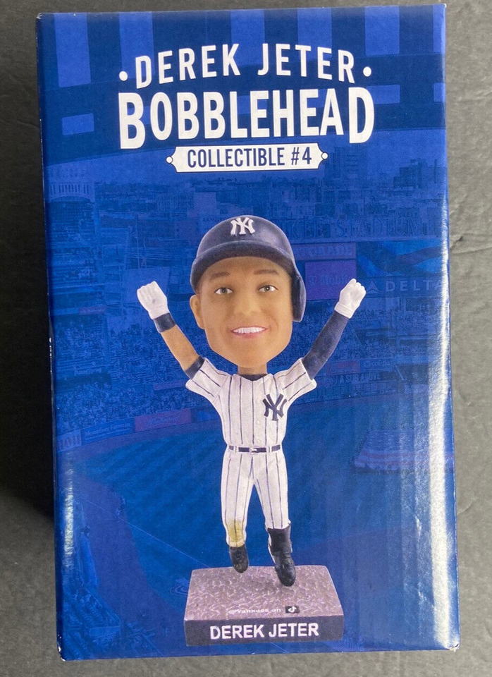 Derek Jeter Final Hit New York Yankees bobblehead SGA 9/25 2024 Captain ...