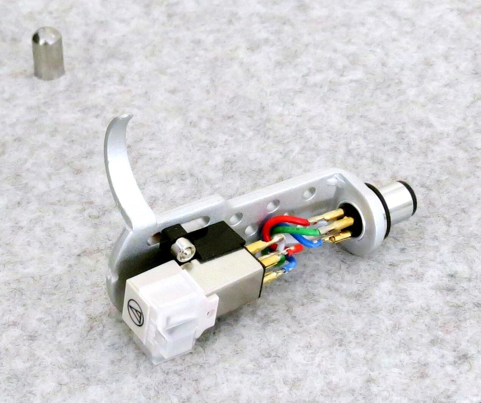 Silver Japanese type Turntable Headshell Audio Technica phono cartridge ...