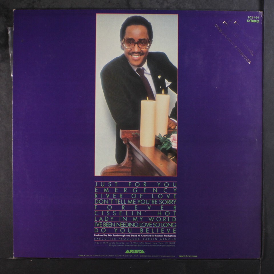 CHUCK CISSEL: just for you ARISTA 12" LP 33 RPM | eBay