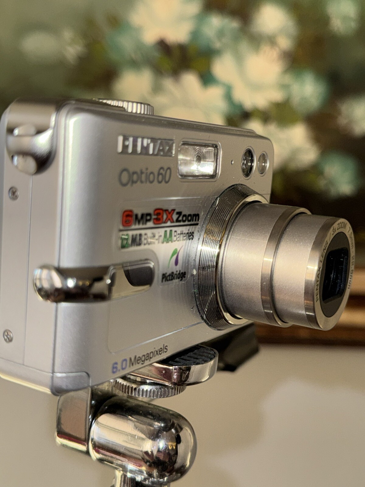 Pentax Optio 60 6MP 3x Zoom Digital Camera. Tested & Working Great. | eBay