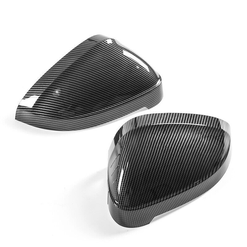 A4 S4 A5 S5 RS5 B9 Carbon Look Wing Mirror Cover Caps FITS AUDI NO Lane ...
