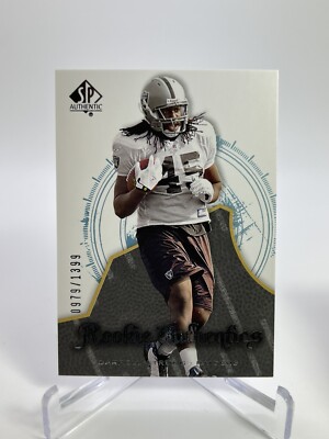 Darrell Strong 2008 SP Authentic Football Rookie Authentics RC /1399 ...