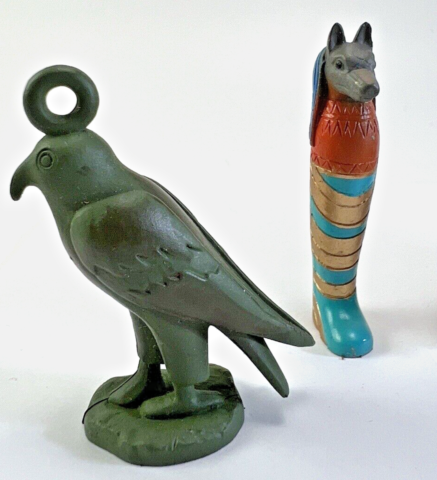 Safari Ltd Mini PVC Egyptian Figures Lot of 7 King Tut, Anubis ...
