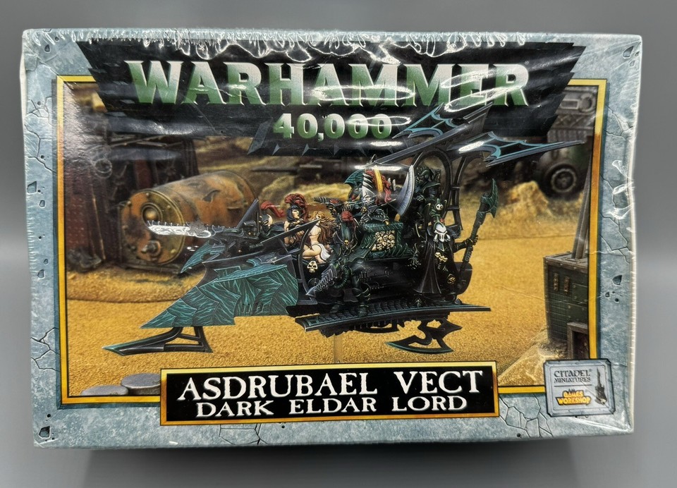 OOP Citadel / Warhammer 40k - Dark Eldar Lord Asdrubael Vect (1998 ...