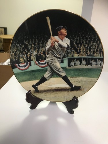 VINTAGE BASEBALL 1992 BABE RUTH CALLED SHOT COLLECTOR PLATE LIMITED ...