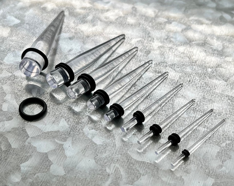18pc Stretching Kit Taper Expansion 14g thru 00g Set - choose your ...