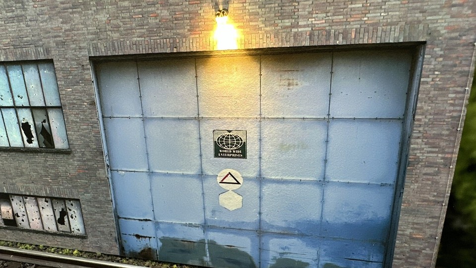 N Scale Scratch Built Industrial #2 Combo - Building Flat/Front Factory ...