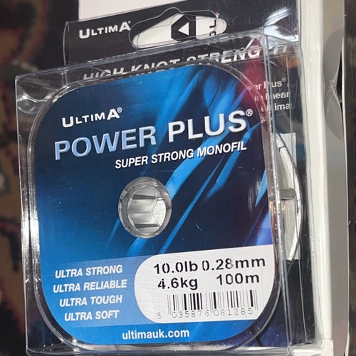 ULTIMA POWER PLUS 10LB SUPER STRONG MONOFIL LINE SPOOL 4.6KG FISHING ...