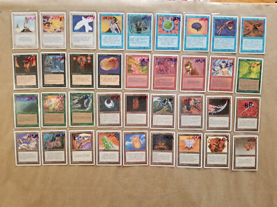 MTG Magic 4th Edition Lot of 36 RARE Cards (Condition Varies) Only One ...