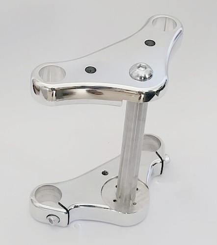 Narrow Triple Trees for Harley tubes Ø33.4 mm FX Model K Superglide until 1972 | eBay.de