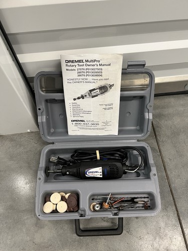 Dremel Multipro Rotary Tool Two-Speed Model 285 15k & 35k RPM Kit w ...