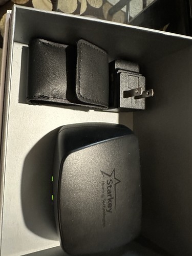 Starkey Livio Edge AI 2400 HS R Hearing Aids With Charging Case- Works ...