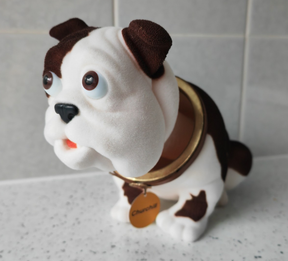 Churchill Insurance Nodding Dog With Box | eBay UK