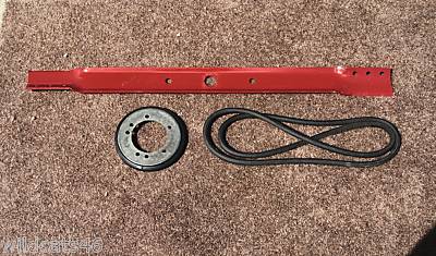 SNAPPER 30" RIDING LAWN MOWER BLADE, DISC & BELT COMBO 7018069 HEAVY ...