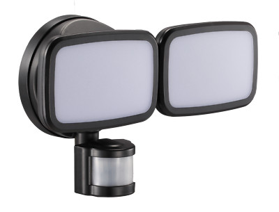 2 x 10W Outdoor IP65 Motion Sensor PIR Security Bright LED Wall Twin ...