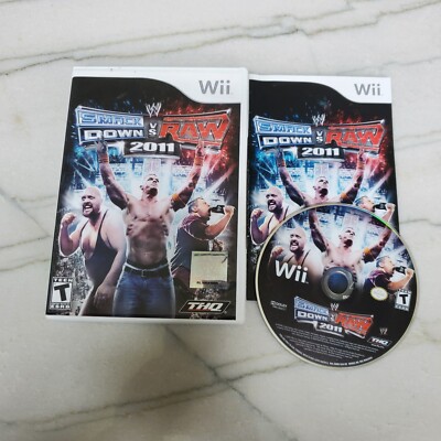 WWE Smackdown Vs Raw 2011 Nintendo Wii Complete With Manual Tested And ...