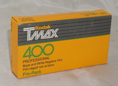 Kodak TMX 400 Professional Pro Pack 5-TMY 120 B&W Unused in Box Exp 9/ ...