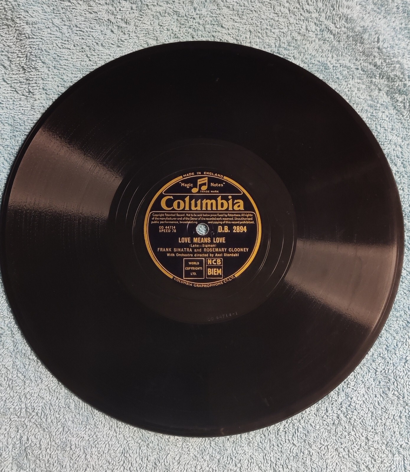 Lot of 4 x Frank Sinatra 78rpm records DB2705 DB2216 DB2202 DB2894 YNWA ...